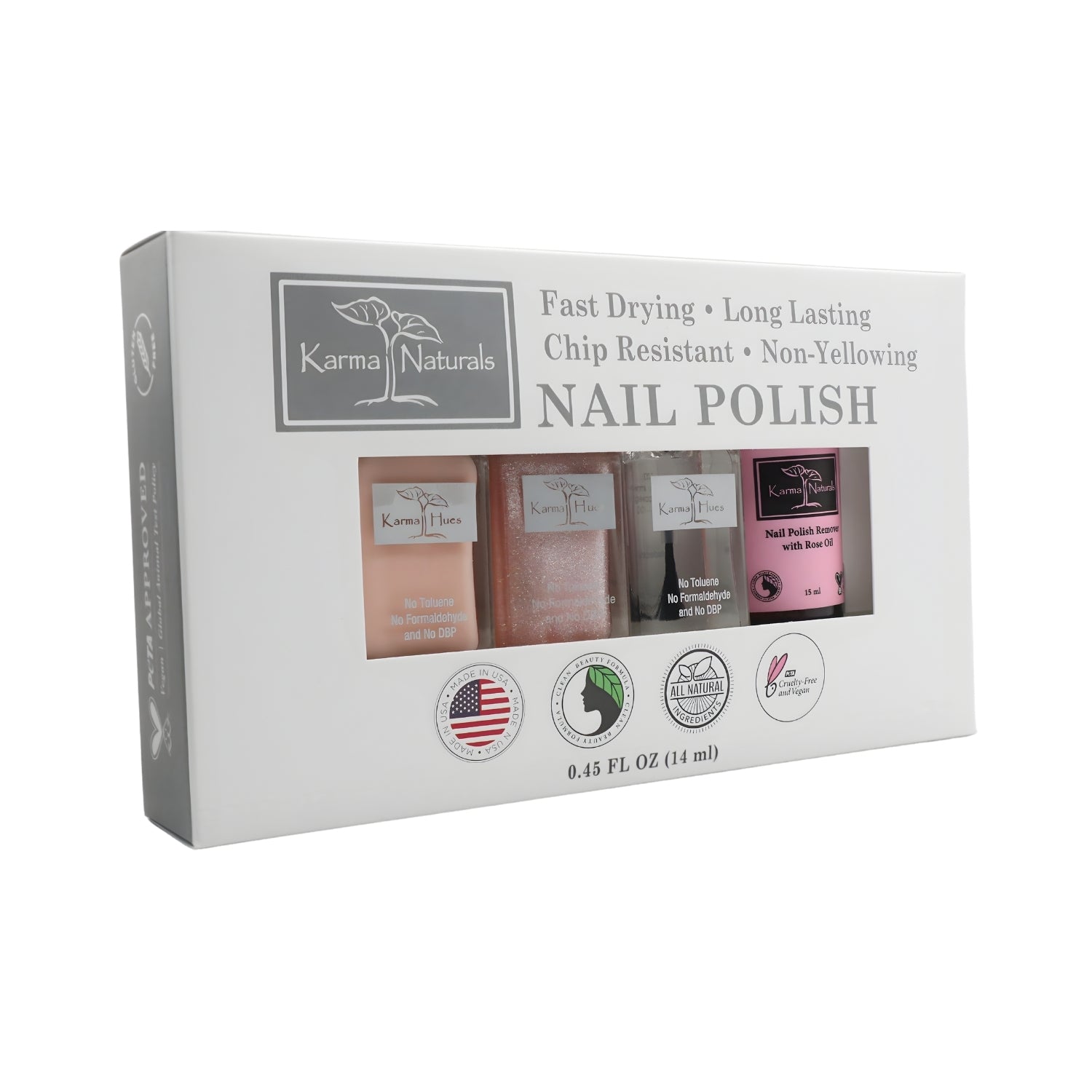 Karma Naturals Nail Polish Set ZBRIDAL 2 – Karma Organic Spa