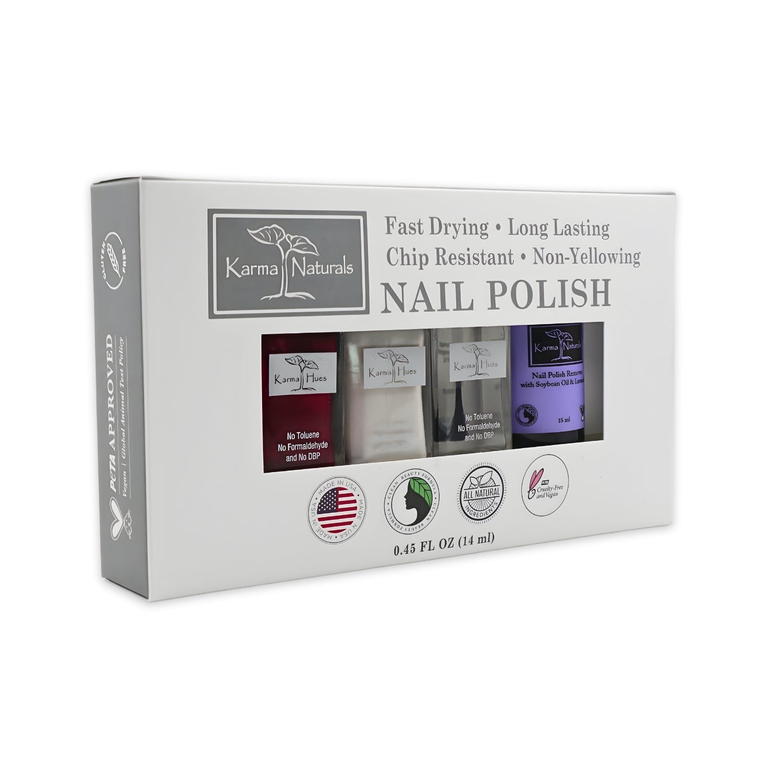 Karma Naturals Nail Polish Set ZHOLIDAY 1 – Karma Organic Spa