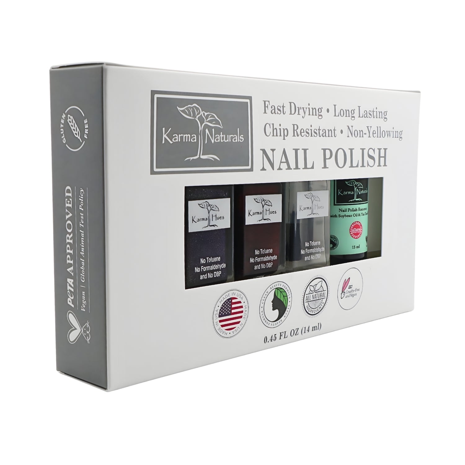 Karma Naturals Nail Polish Set ZHOLIDAY 2 – Karma Organic Spa