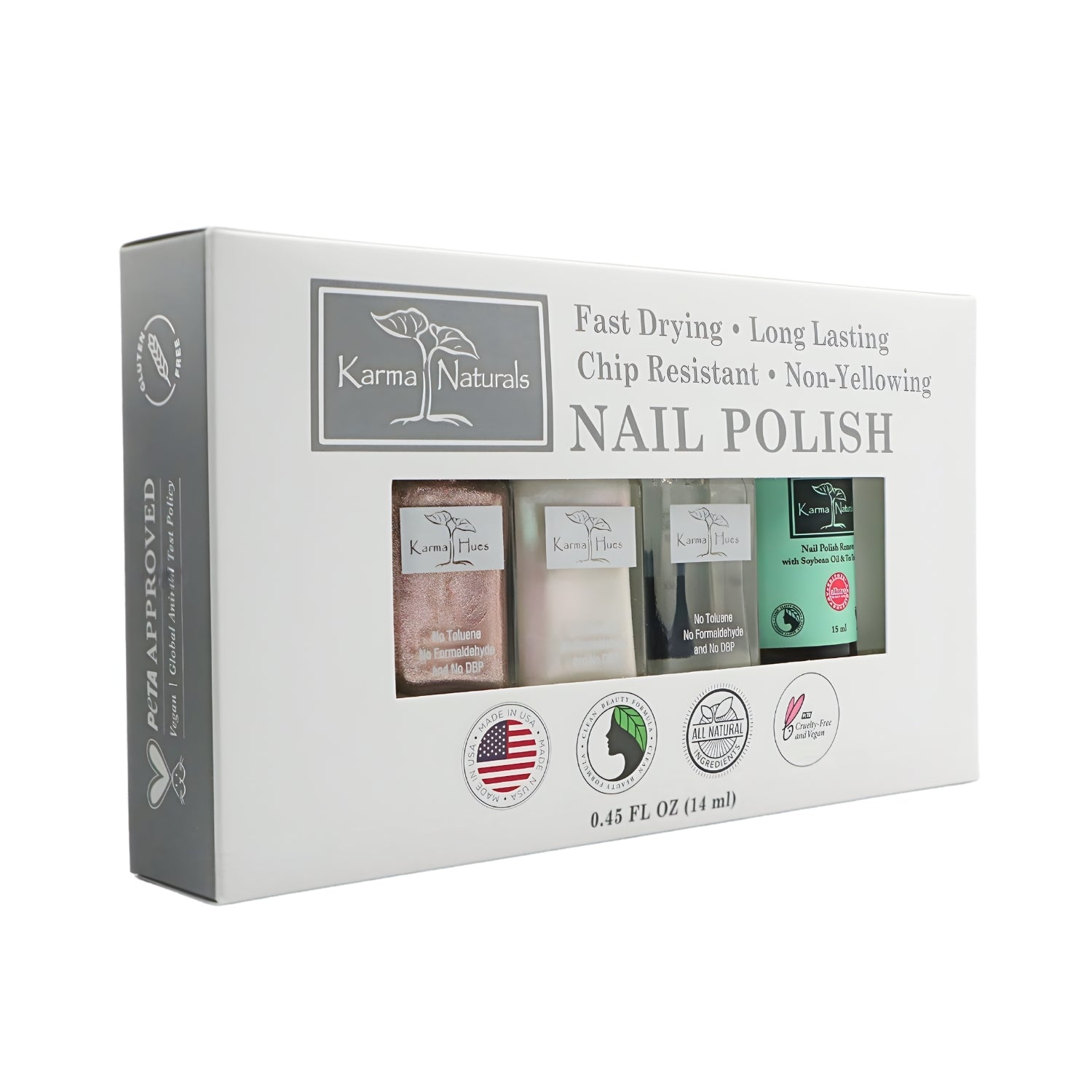 Karma Naturals Nail Polish Set ZHOLIDAY 6 – Karma Organic Spa